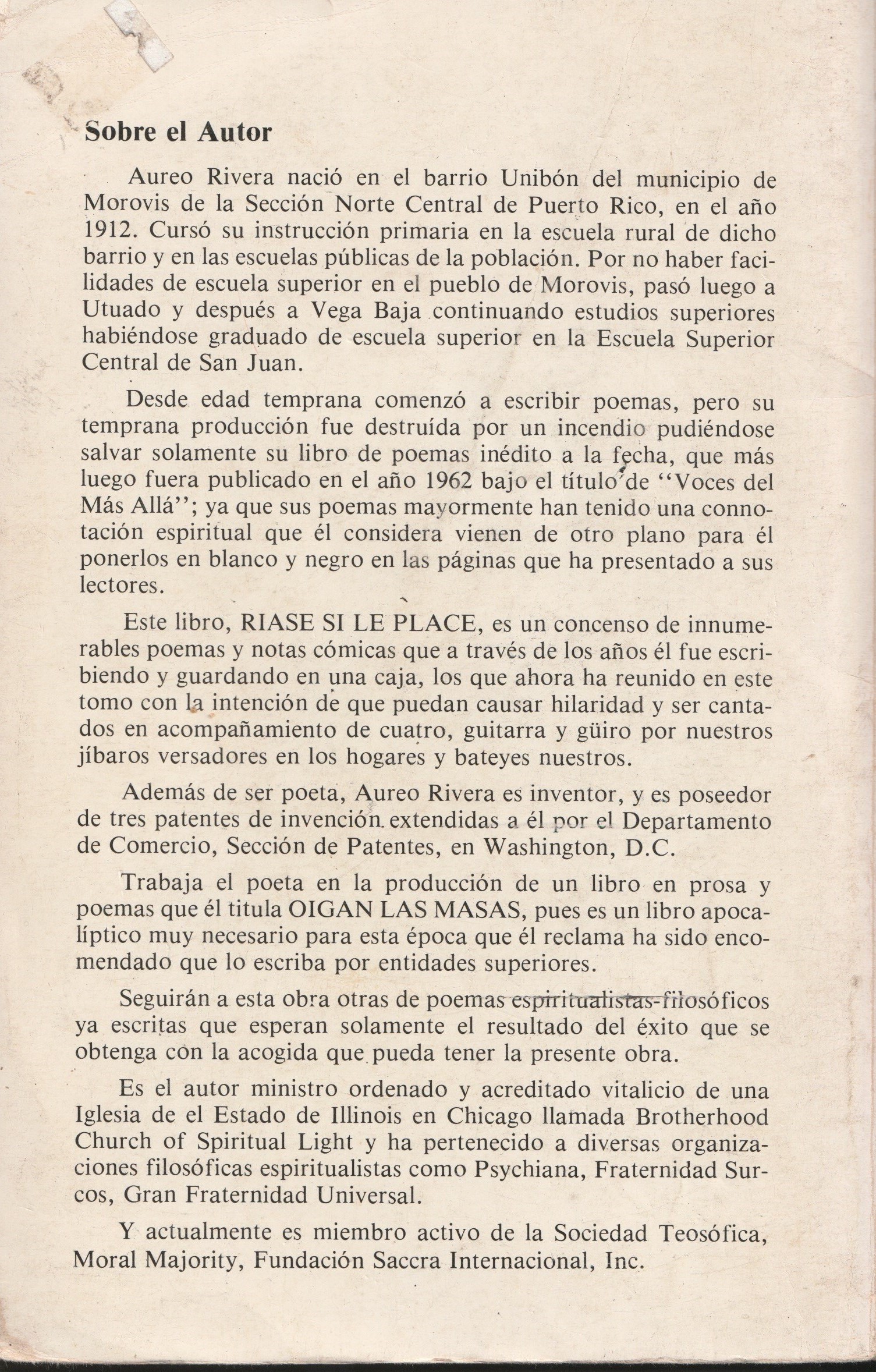 Ríase si le place | Alexis Sebastián Méndez